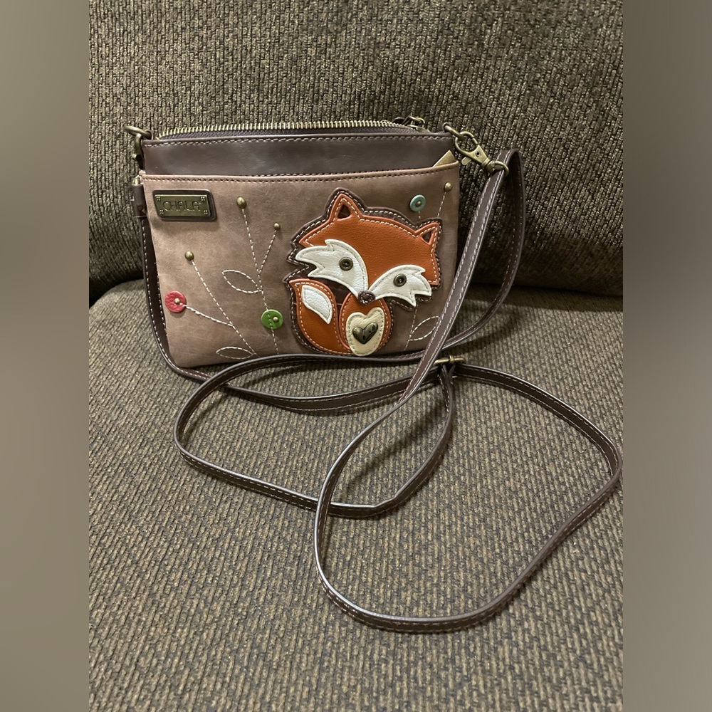 Chala Mini Crossbody Handbag Purse Fox Wildlife Flora… - Gem
